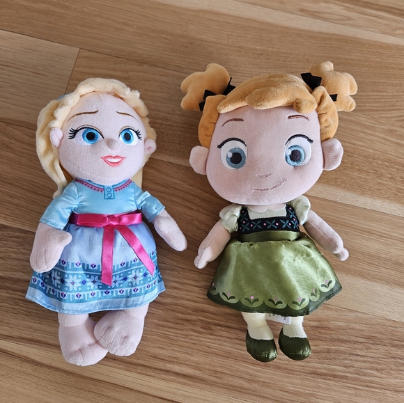 Disney | Toys | Disney Baby Elsa And Anna Frozen Dolls | Poshmark